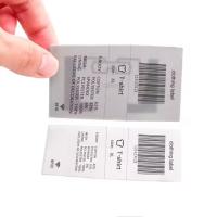 China Customized UHF RFID Clothing Tag Textile Laundry Care Wash Mark Label 860-960 MHz for sale