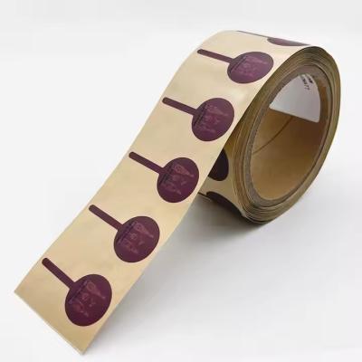 China Tamper Proof NFC Label Sticker NTAG213TT NTAG424DNA RFID Fragile Tags 35x66mm for sale