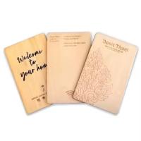 China Custom RFID NFC Wooden Business Card NTag 213 215 216 Chip 85x55mm Eco Friendly for sale