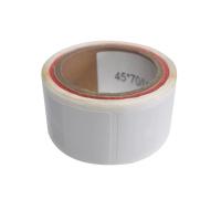China 70x45mm Passive UHF RFID Label Tag 860-960MHz 15m Read Range for Apparel Retail Supply Chain for sale