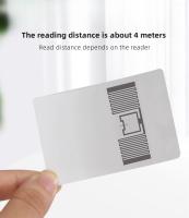 China 70x45mm Passive UHF RFID Label Tag 860-960MHz 15m Read Range for Apparel Retail Supply Chain for sale