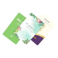 China Full Color Printing Magnetic Hotel Key Card 300 Oe ISO 14443-A Compatible 85.5x54mm for sale