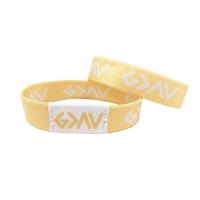 China NFC Christian Daily Bible Verse Bracelet Stretchy Fabric -30°C to 60°C Customizable for sale