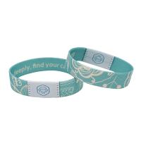 China NFC Christian Daily Bible Verse Bracelet Stretchy Fabric -30°C to 60°C Customizable for sale
