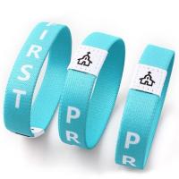 China NFC RFID Fabric Stretch Bible Verse Bracelet Waterproof Daily Devotional Wristband 95% Phone Compatible for sale