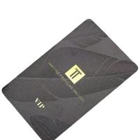 China Embossed Matte PVC Magnetic Stripe Contact IC RFID Business Cards Custom Size 85.6x54mm for sale