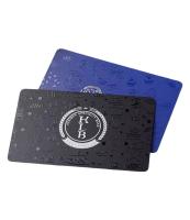 China Embossed Matte PVC Magnetic Stripe Contact IC RFID Business Cards Custom Size 85.6x54mm for sale