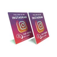 China Custom NFC Business Cards with QR Code Chip for Google Reviews and Social Media Sharing for sale