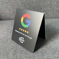 China Custom NFC Business Cards with QR Code Chip for Google Reviews and Social Media Sharing for sale