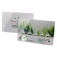 China Custom Logo Thank You Card 4 Color CMYK Offset Printing Matte Glossy Frosted Finish Gift Card for sale