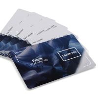 China Custom Logo Thank You Card 4 Color CMYK Offset Printing Matte Glossy Frosted Finish Gift Card for sale