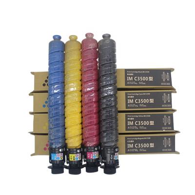 China Rezison Compatible Quality CMKY Toner Cartridge for Ricoh IMC3500 IMC3000 Copier Refillable Printer Spare Parts High Quality for sale