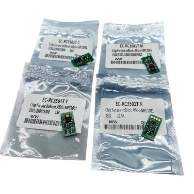 China For Ricoh MP C3501 C4501 C5501 C2800 C3300 MPC3501 MPC4501 MPC5501 MPC2800 MPC3300 Toner Chip Copier Printer Parts for sale