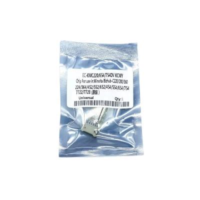 China Original Developer Chip for Konica Minolta BH C220 C280 C360 C7722 C7728 C224 C284 C364 C454 C554 Copier Printer Spare Parts for sale