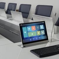China 15.6-Inch Monitor Lifter Aluminum Paperless Conference Systems For Office for sale