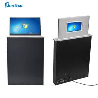 China Remote Control Lcd Electric Monitor Lift Motorized With Back Screen Lcd Monitor for sale