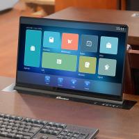 China Intelligent Paperless Conference System All In One Motorized Monitor Lift RS232 Control for sale