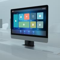 China Conference Table Paperless Conference System Lcd Monitor Lift Tablet Tablet for sale