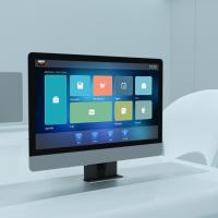 China Conference Table Paperless Conference System Lcd Monitor Lift Tablet Tablet for sale