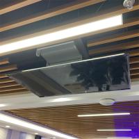 China Motorized Retractable Ceiling Tv Mount Flip Down Electric Ceiling Tv Mount for sale