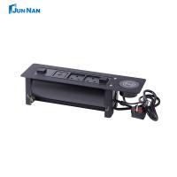 China Conference Table Hidden Mounted Press Pop Up Power Sockets Outlet USB Charging Sockets for sale