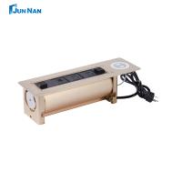 China Conference Table Hidden Mounted Press Pop Up Power Sockets Outlet USB Charging Sockets for sale