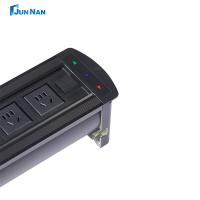China Desktop Power Socket Hidden Multifunction Office Table European Plugs Outlet for sale
