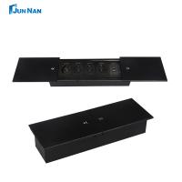 China Intelligent Motorized Kitchen Worktop Electrical Pop Up Tabletop Socket for sale