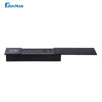China Smart Sliding Cover Table Power Socket Power Multifunctional Desktop Socket Tabletop Outlet With Usb for sale