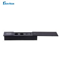 China Smart Sliding Cover Table Power Socket Power Multifunctional Desktop Socket Tabletop Outlet With Usb for sale