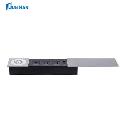 China Hidden Table Socket Usb Power Smart Built In Electric Meeting Table Power Outlet for sale