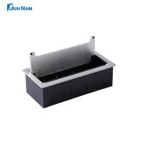 China 110V 220V Table Hidden Sockets Universal USB Power Smart Built In Electric Socket With Slider Cover for sale