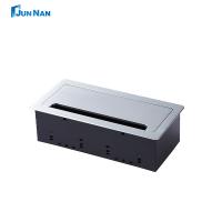 China 110V 220V Table Hidden Sockets Universal USB Power Smart Built In Electric Socket With Slider Cover for sale