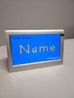 China Factory customizable Double-sided electronic tables Conference system Electronic nameplate display for sale