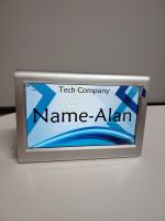 China Factory customizable Double-sided electronic tables Conference system Electronic nameplate display for sale