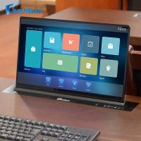 China Manual Control Retractable Monitor Lifts For Conference Rooms for sale