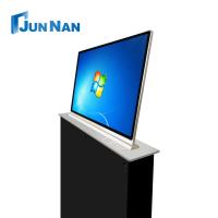 China Paperless Conference System LCD Electric Lift Monitor Central Office Equipment Electric Lift Table Conference Display for sale