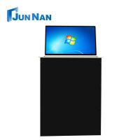 China Paperless Conference System LCD Electric Lift Monitor Central Office Equipment Electric Lift Table Conference Display for sale