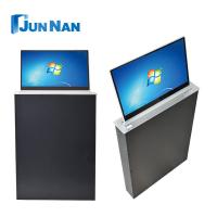 China Lifter Display Screen Meeting Room Equipment Motorized Touch Screen Lcd Monitor Lift Paperless Conference System for sale