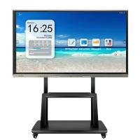 China 65 Inches Multimedia Interactive Board Wall Mount Industrial Capacitive 55 Touch Monitor Smart Conference All-in-one Mac for sale