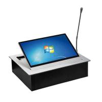 China Office Conference Equipment Electric Lcd Monitor Flip Up Lift Mechanism For Conference System Monitor Lift for sale