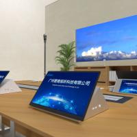 China Electronic Conference Equipment Paperless Conference System 13.3 INCHES Screen Flip Up Motorized Monitor Lift for sale