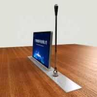 China Ultra-thin Monitor Lifter With Synchronize Microphone And Camera Tracking To Support Smart Paperless Conference for sale