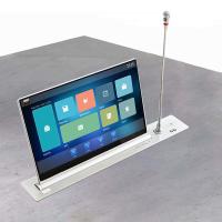 China Retractable Motorized Monitor Lift Tv Lift Meeting Table Monitor Lift Mechanism For Paperless Conference System for sale