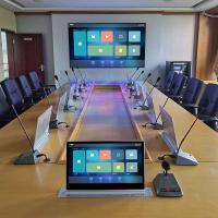 China Software Control  Paperless Conference System With Camera Tracking for sale