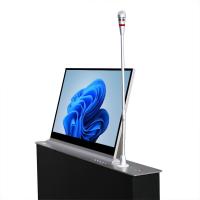 China Tabletop Pop Up Hidden Monitor Lift Paperless Conference Equipment for sale