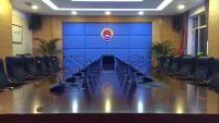 China Flexible Folding Computer Flip Up Lcd Monitor Lift Conference System for sale