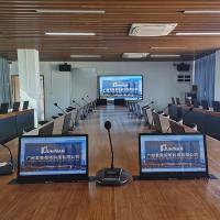 China Professional Video Conference Systems Custom Size Desk Lcd Monitor Lift Paperless Conference System for sale