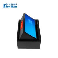 China Ultrathin Lcd Monitor Motorized Pop Up Monitor Lift Unite With Microphone Team Meeting Equipment for sale