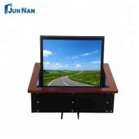 China Hidden Electric Lcd Monitor Lift Mechanism Conference Device Paperless Equipment Terminal for sale